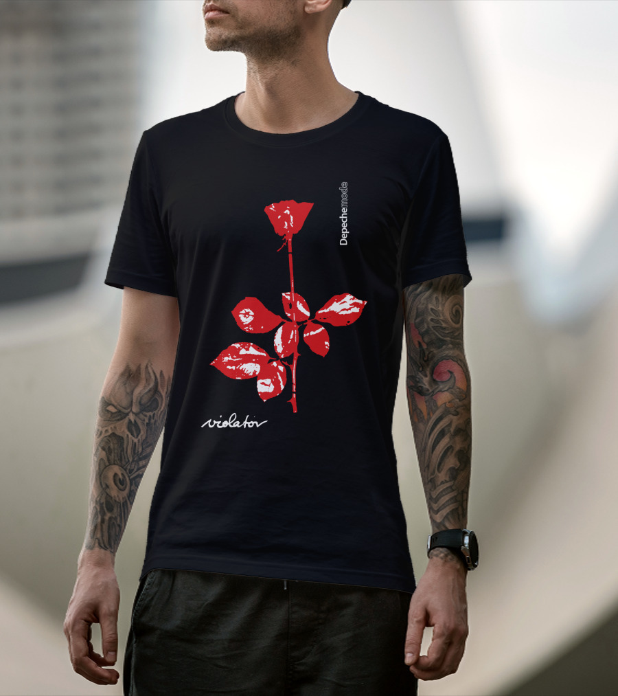 Depeche Mode Violator Red Rose T-Shirt