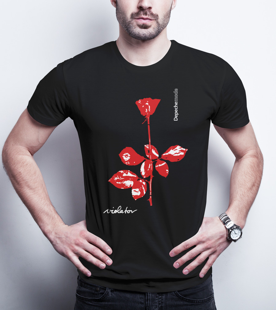Depeche Mode Violator Red Rose T-Shirt