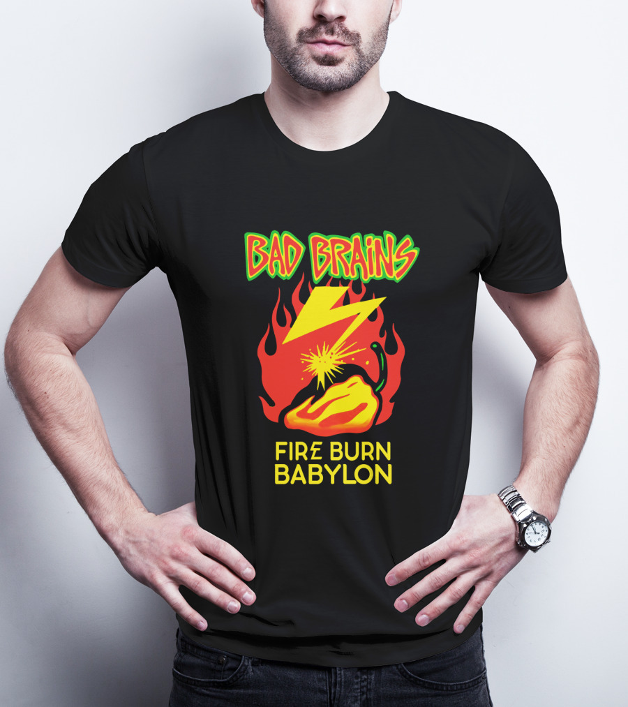 Bad Brains Fire Burn Babylon T-Shirt