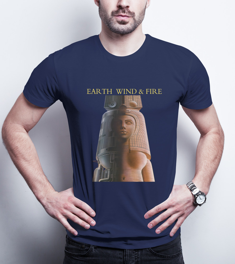 Earth Wind & Fire Iconic Futuristic Egyptian Pharaoh T-Shirt