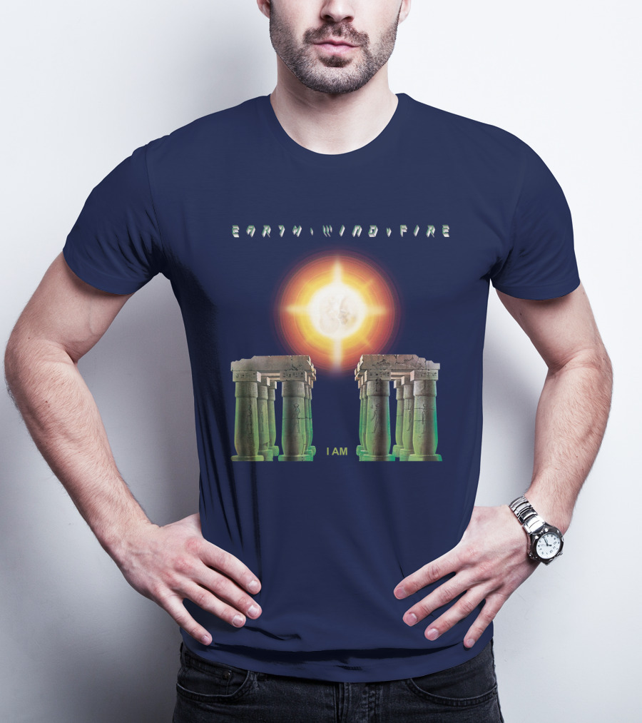 Earth Wind Fire I Am Sun Stonehenge Concept T-Shirt