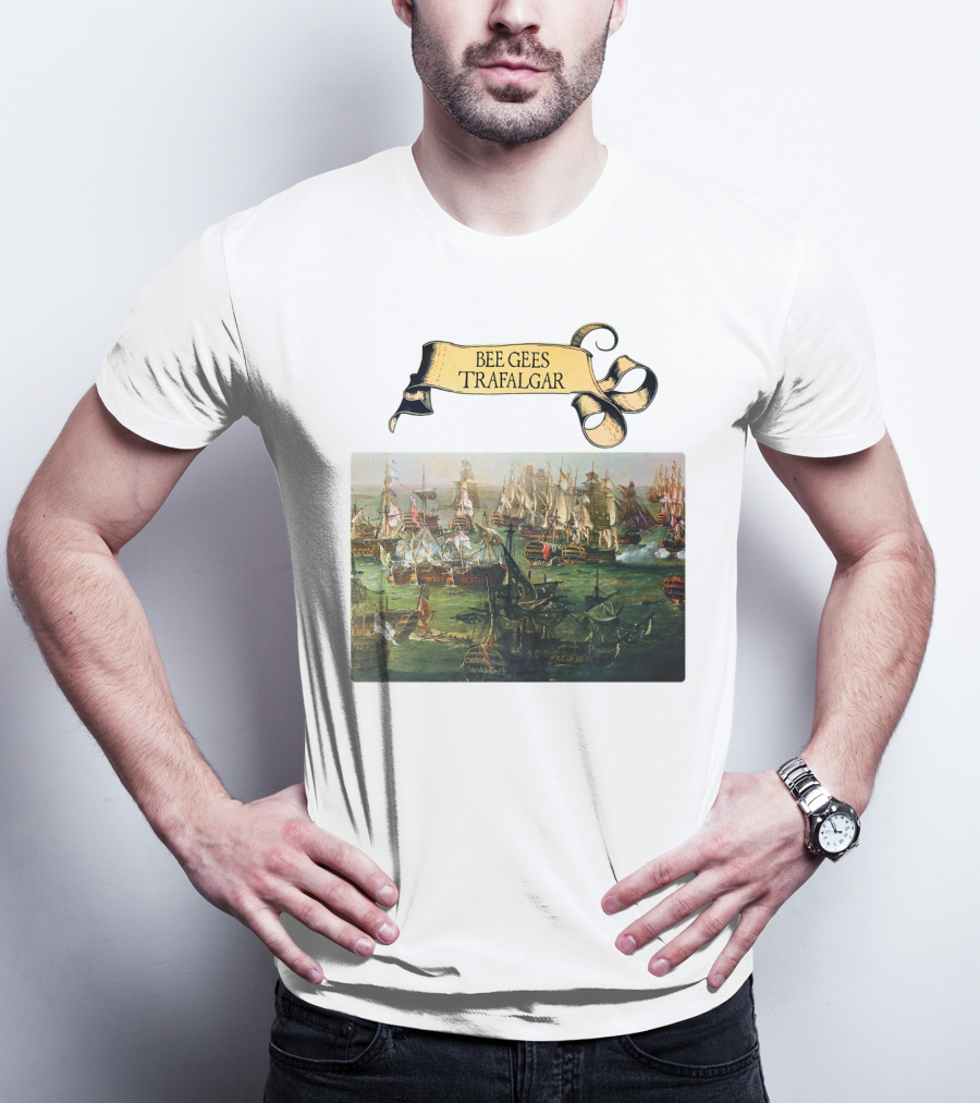 Bee Gees Trafalgar Naval Battle Scene T-Shirt