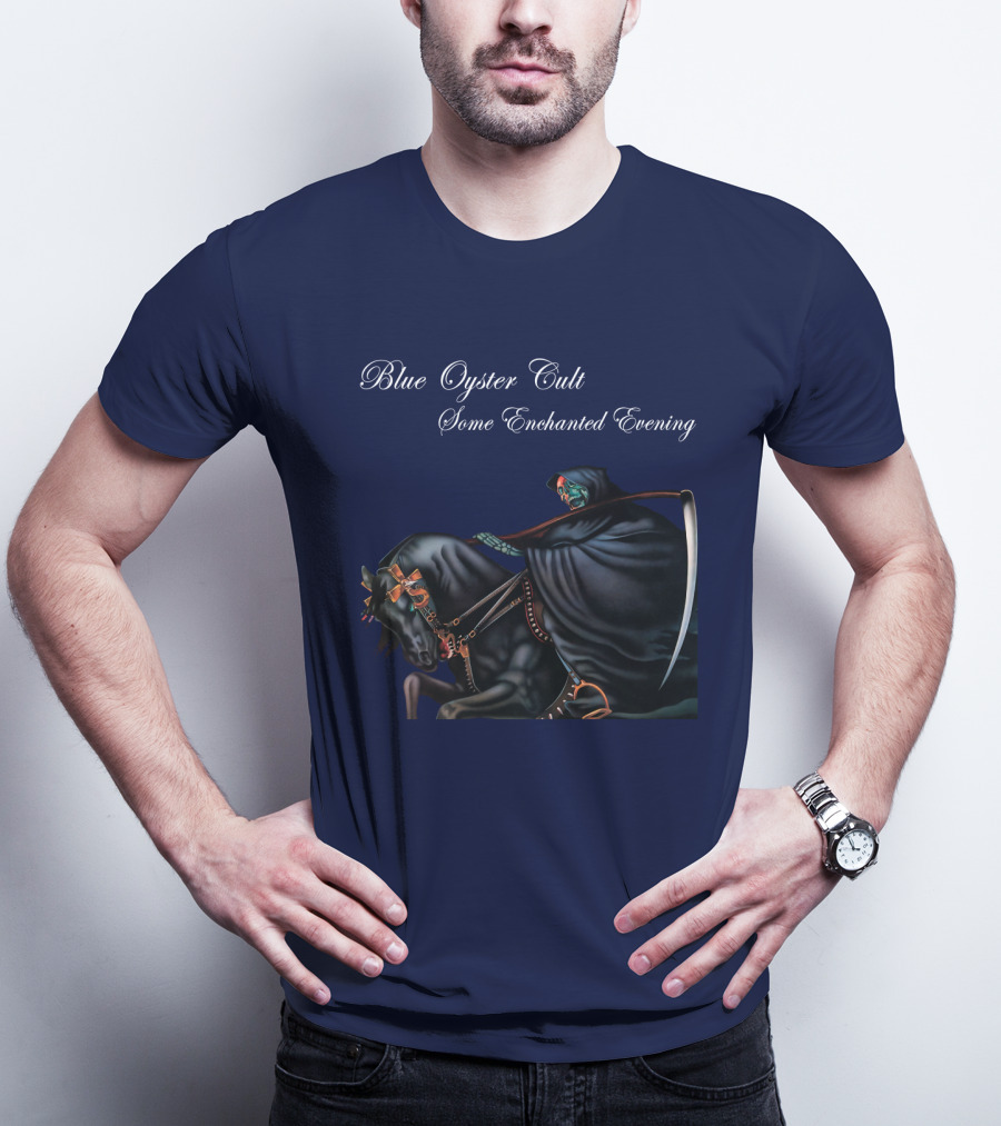 Blue Oyster Cult Some Enchanted Evening Rider With Scythe T-Shirt