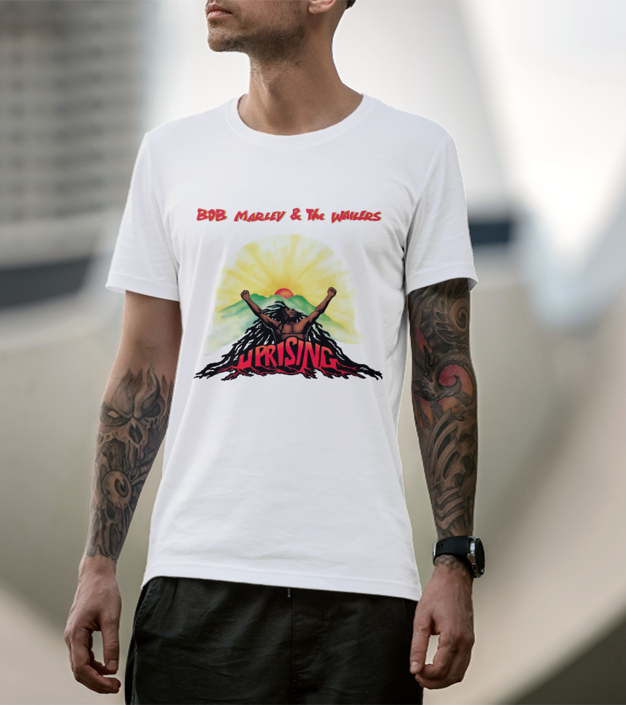 Bob Marley & The Wailers Uprising Sun Mountain Freedom T-Shirt