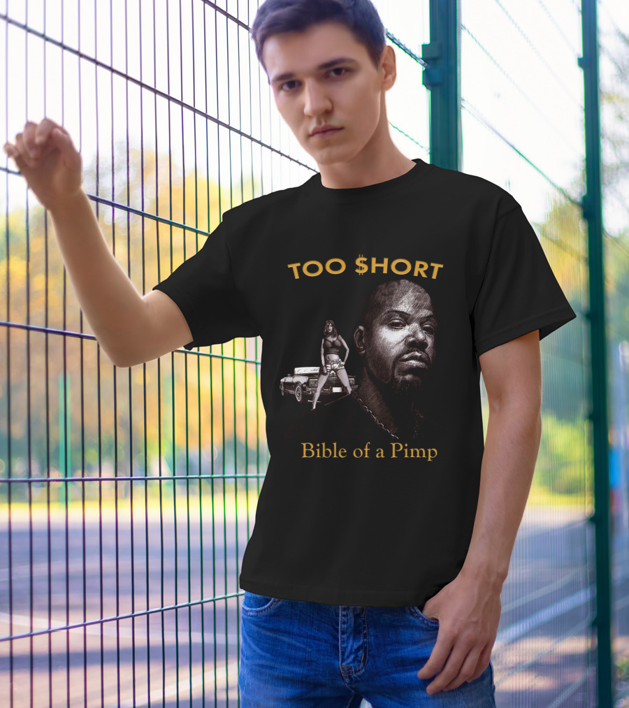 Too $Hort Bible Of A Pimp T-Shirt