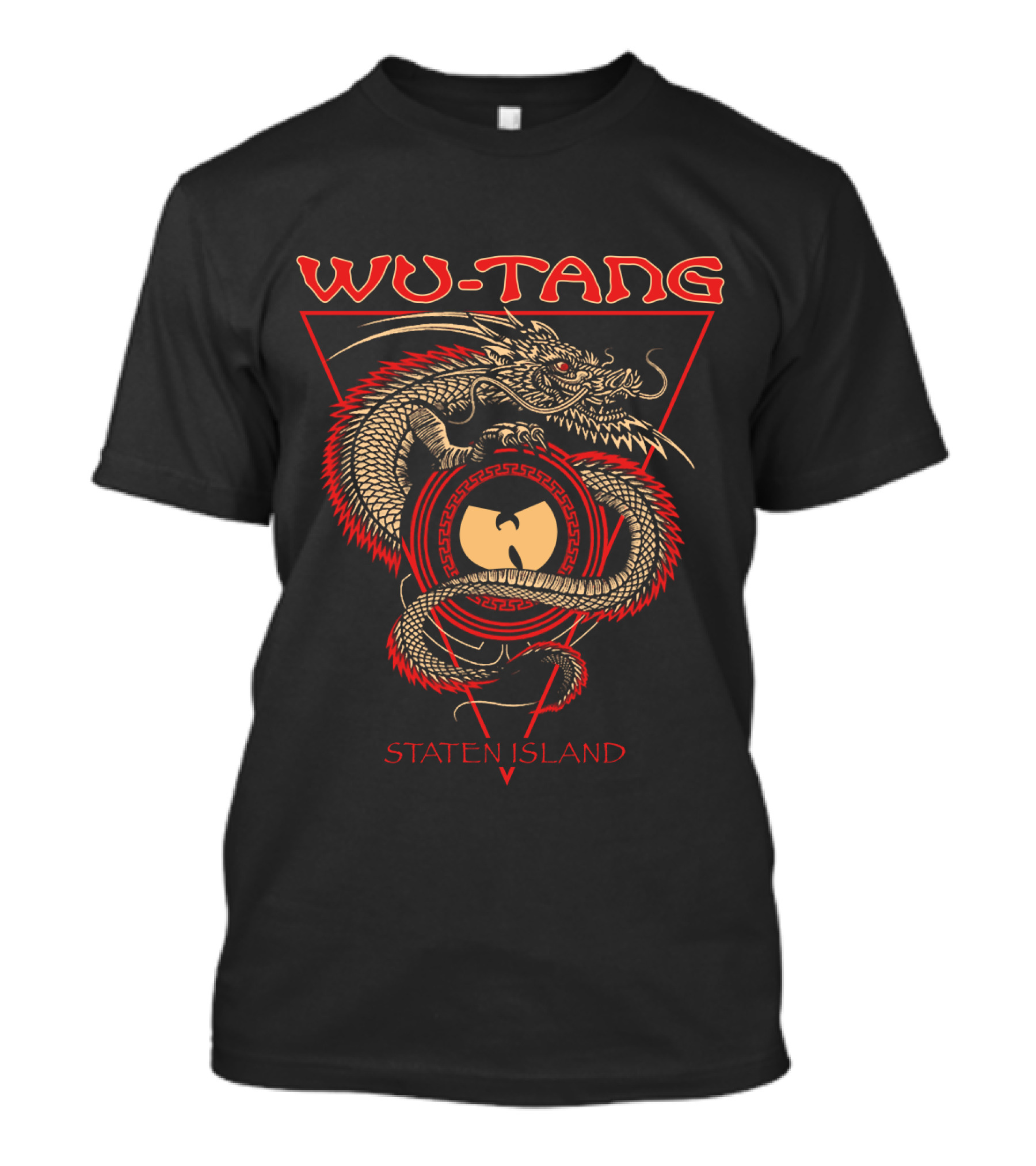 Wu-Tang Staten Island Dragon Circle T-Shirt