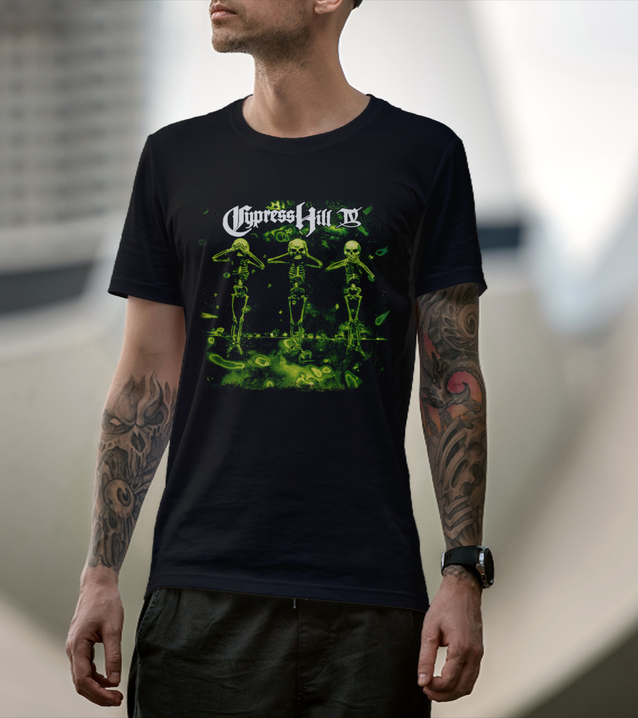 Cypress Hill Iv Skeleton Trio T-Shirt