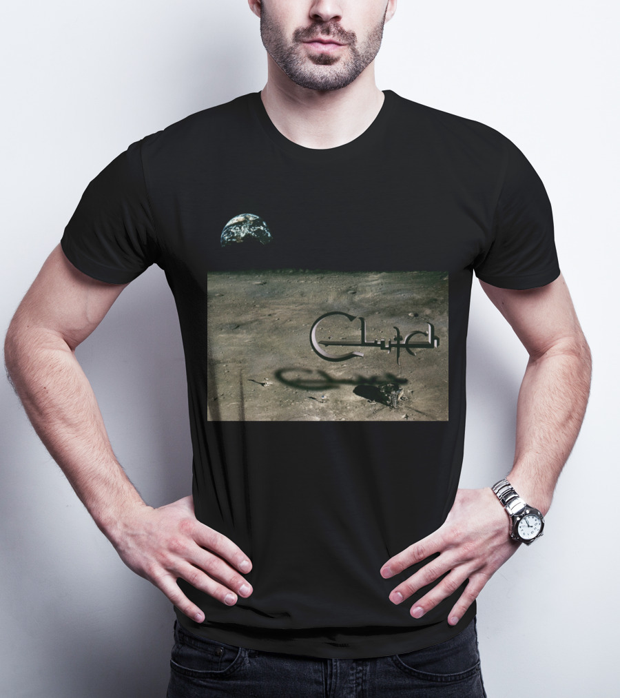 Clutch Earth Moon Landscape T-Shirt