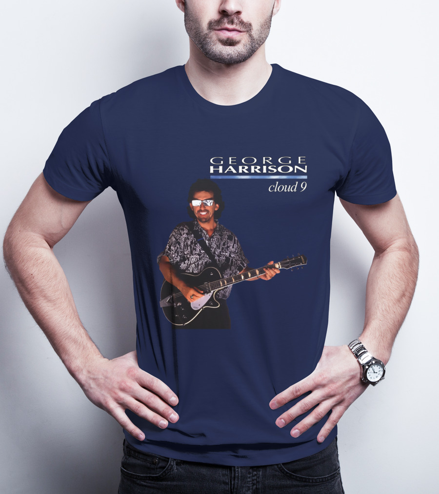George Harrison Cloud 9 Album Art T-Shirt
