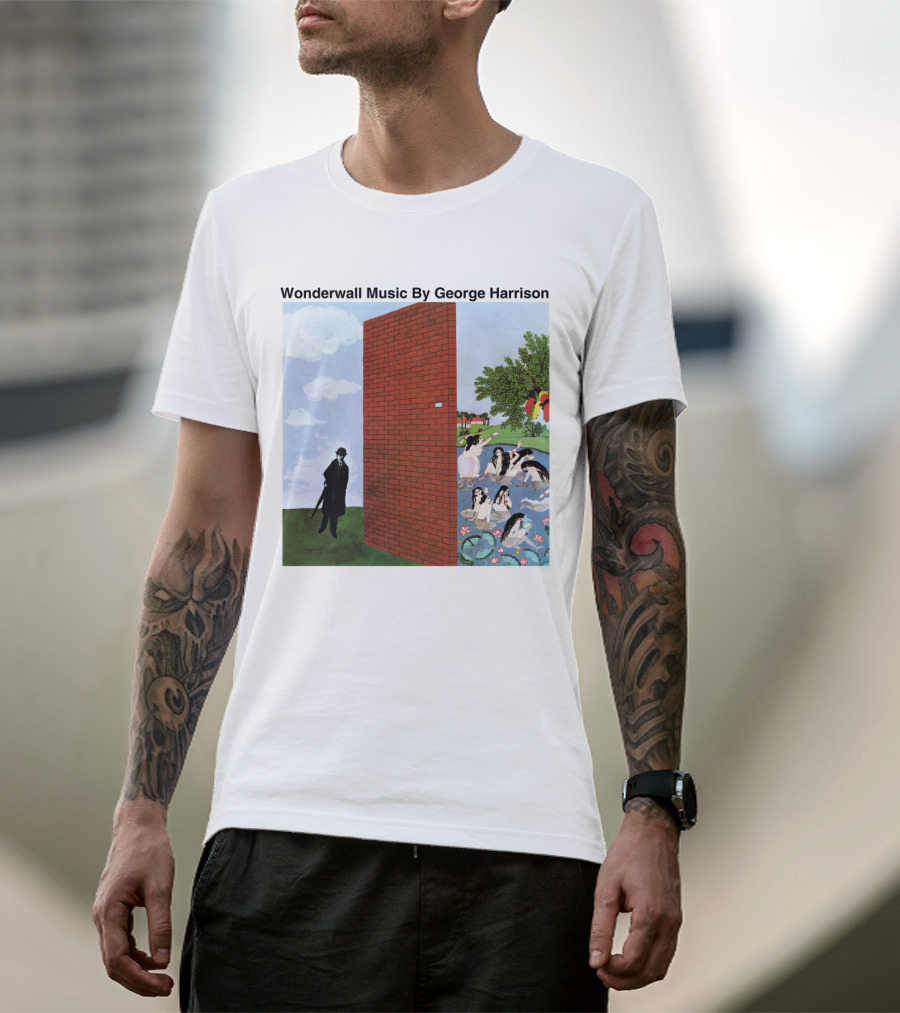 Wonderwall Music By George Harrison Album Cover T-Shirt