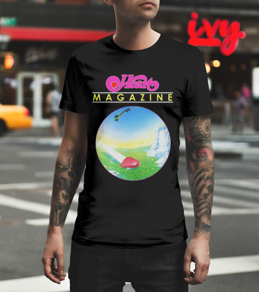 Heart Magazine 1977 Album Cover Art T-Shirt