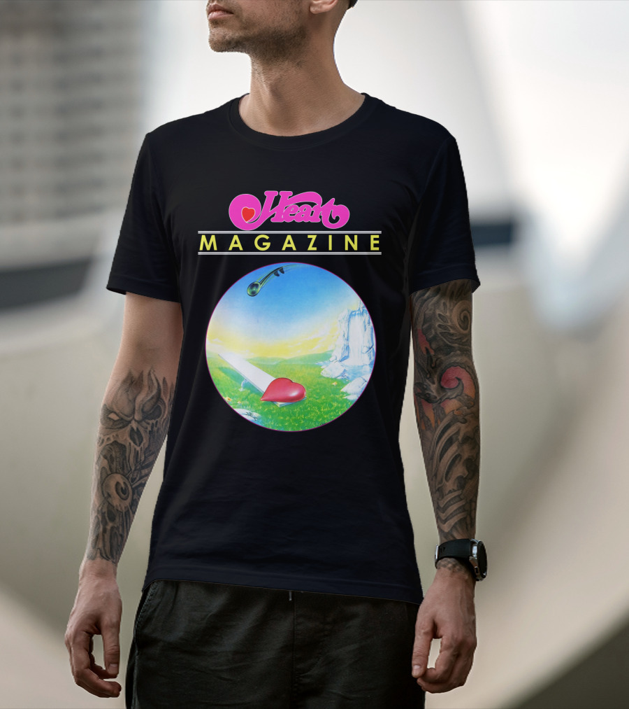 Heart Magazine 1977 Album Cover Art T-Shirt