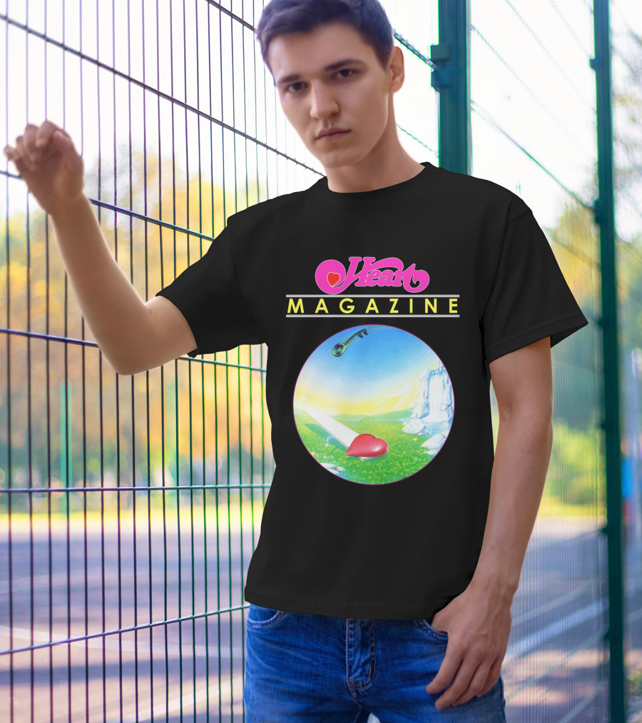 Heart Magazine 1977 Album Cover Art T-Shirt