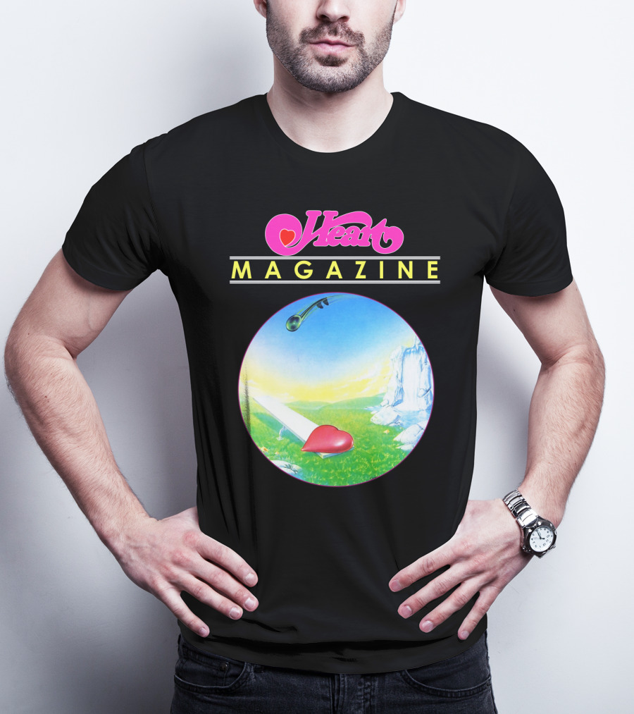 Heart Magazine 1977 Album Cover Art T-Shirt