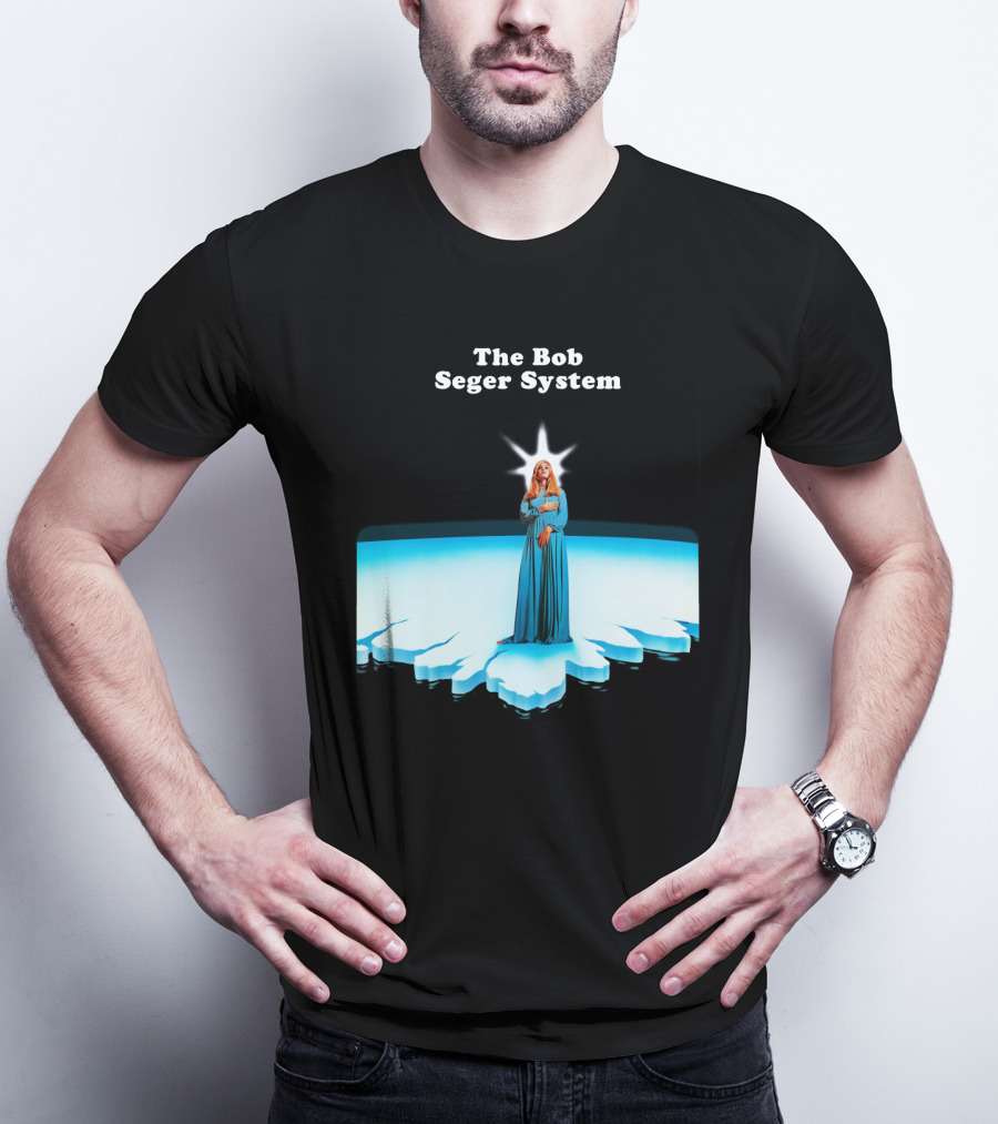 The Bob Seger System Blue Figure Radiant Island T-Shirt