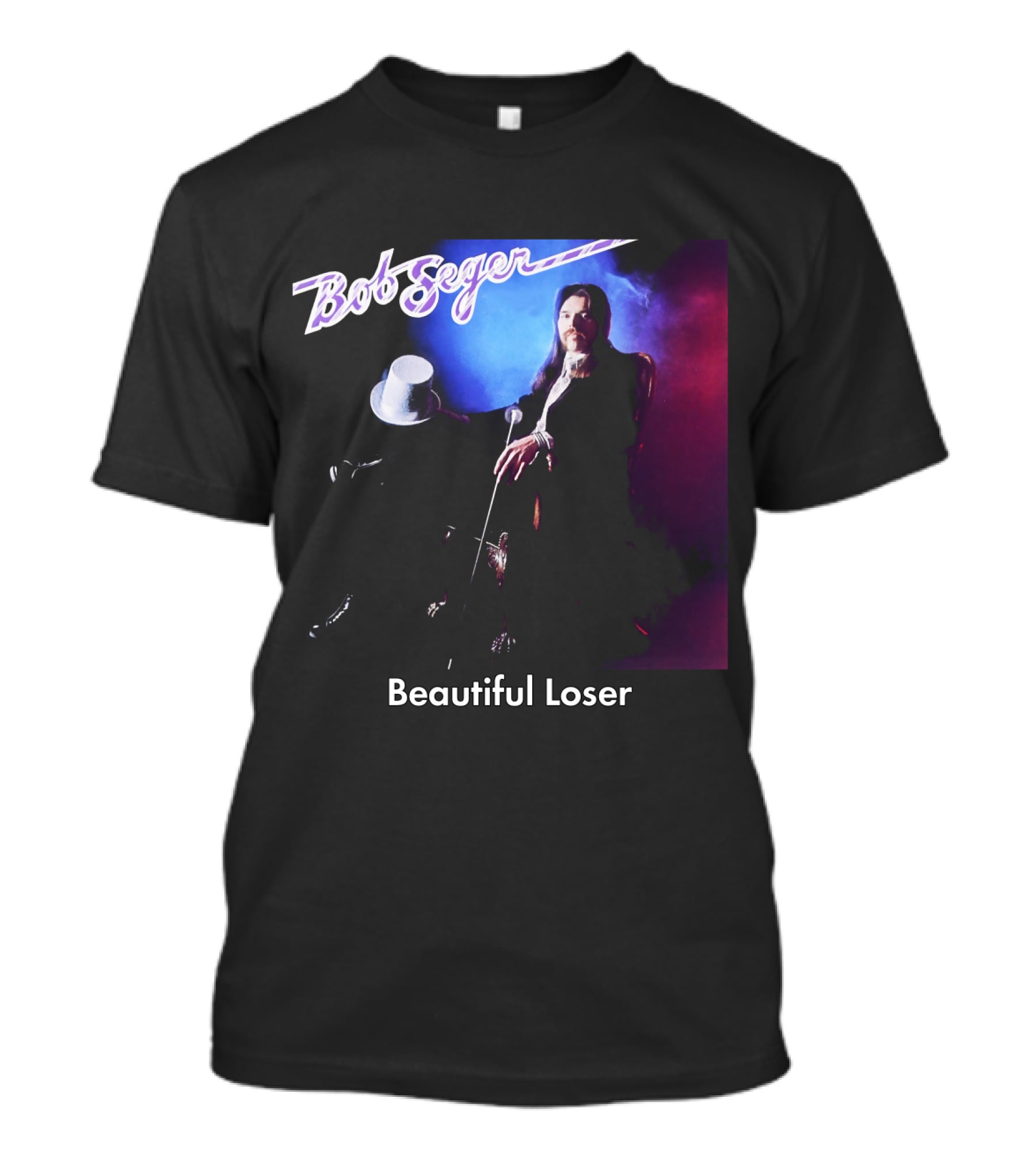 Bob Seger Beautiful Loser Album Cover T-Shirt