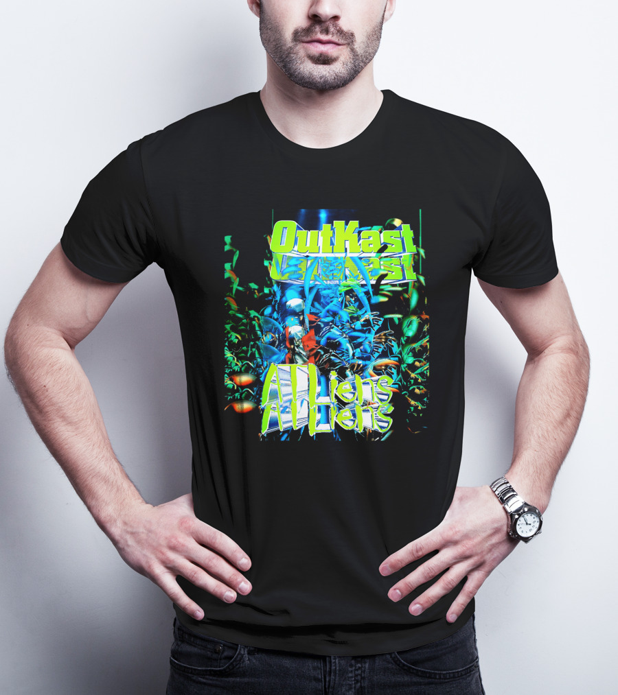Outkast Atliens Alien Theme T-Shirt