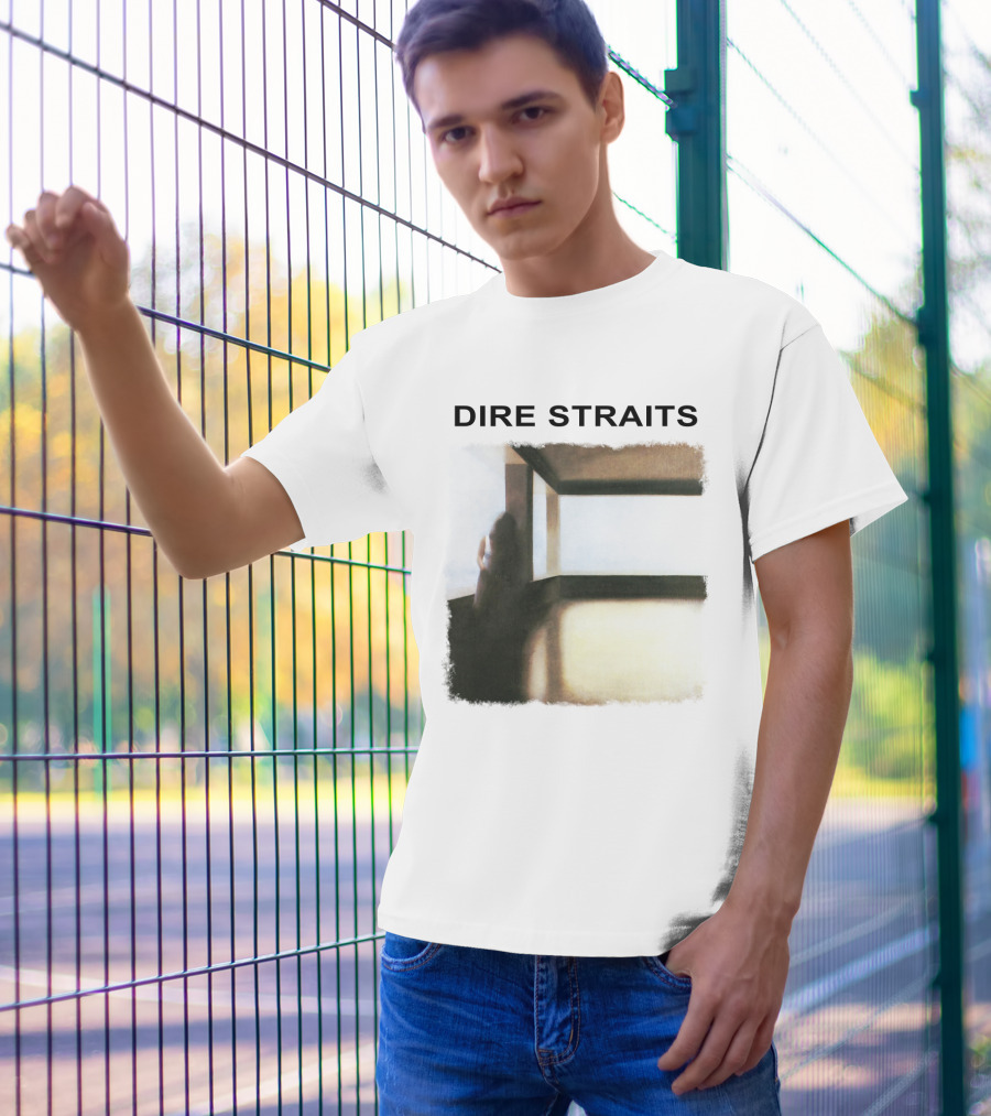 Dire Straits Album Art Minimalist Abstract T-Shirt