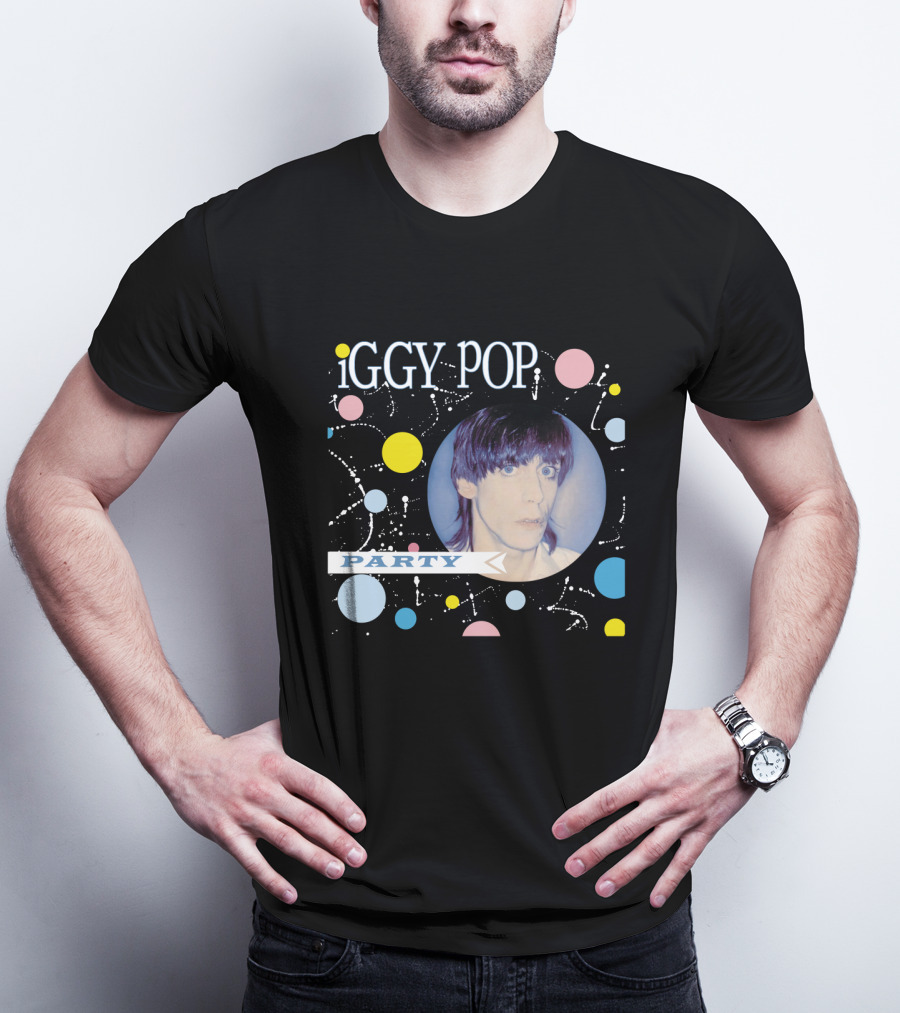 Iggy Pop Party Album Art Tsg T-Shirt