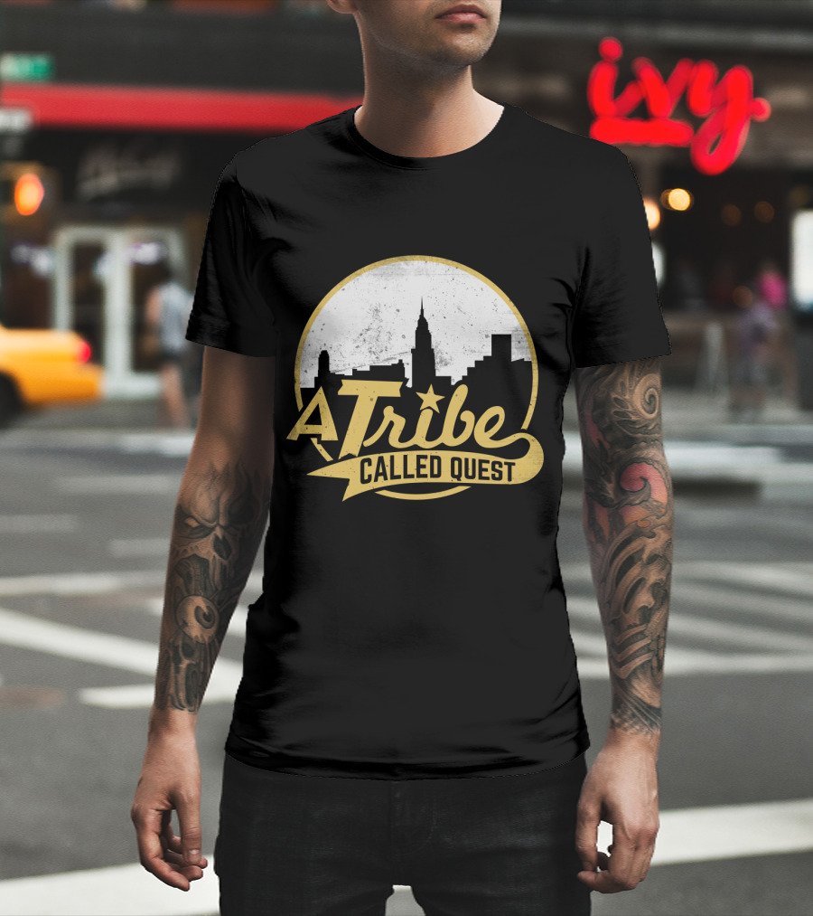 A Tribe Called Quest New York Skyline Silhouette T-Shirt