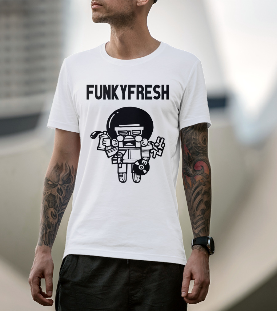 Funkyfresh Atcq 31 Hip Hop Character Art T-Shirt