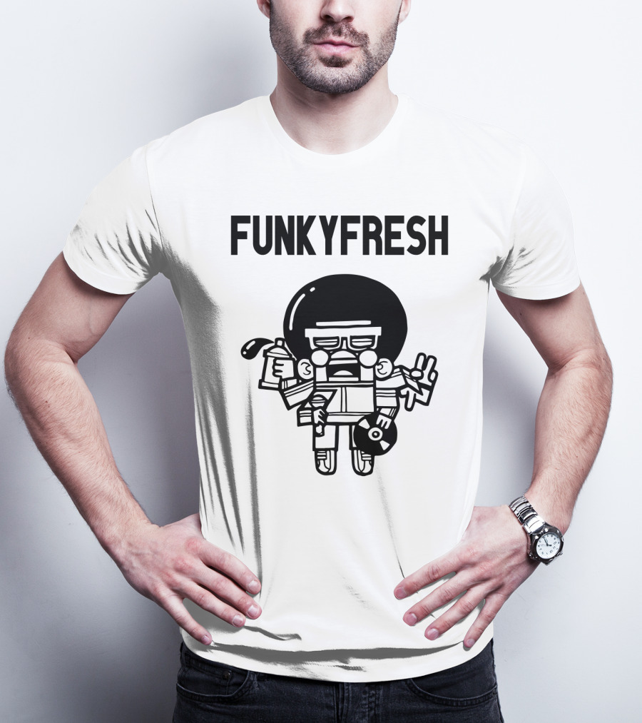 Funkyfresh Atcq 31 Hip Hop Character Art T-Shirt