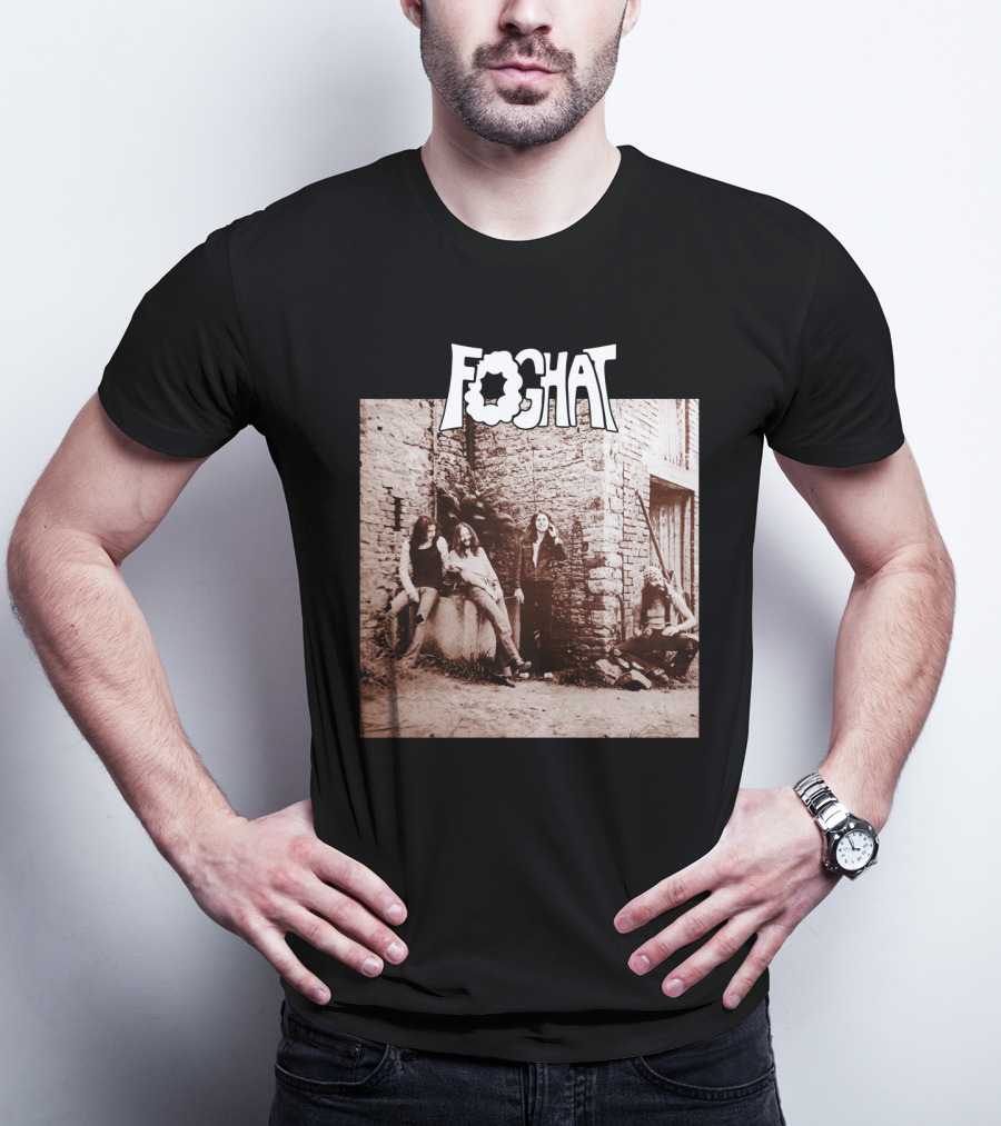 Foghat Band Vintage Wall Background Retro Photo T-Shirt