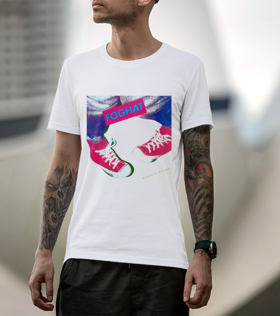 Foghat Shoes Vintage Style Retro Sneakers T-Shirt