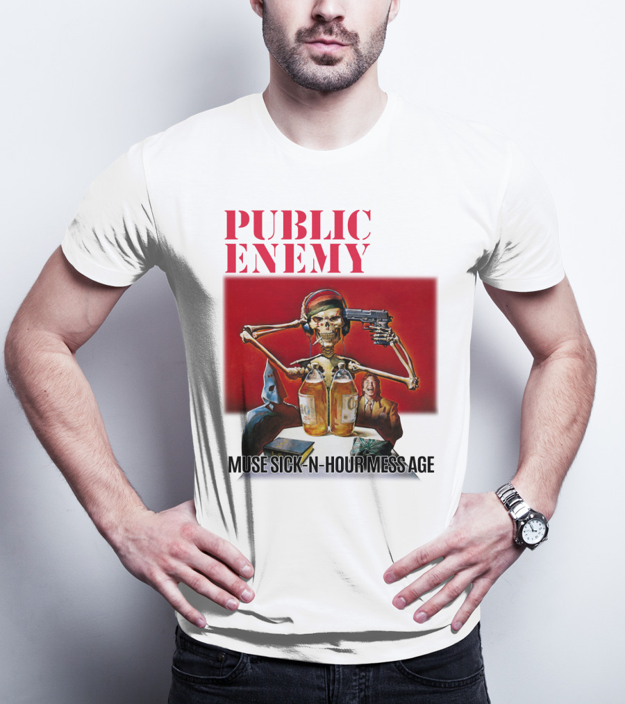 Public Enemy Muse Sick-N-Hour Mess Age T-Shirt