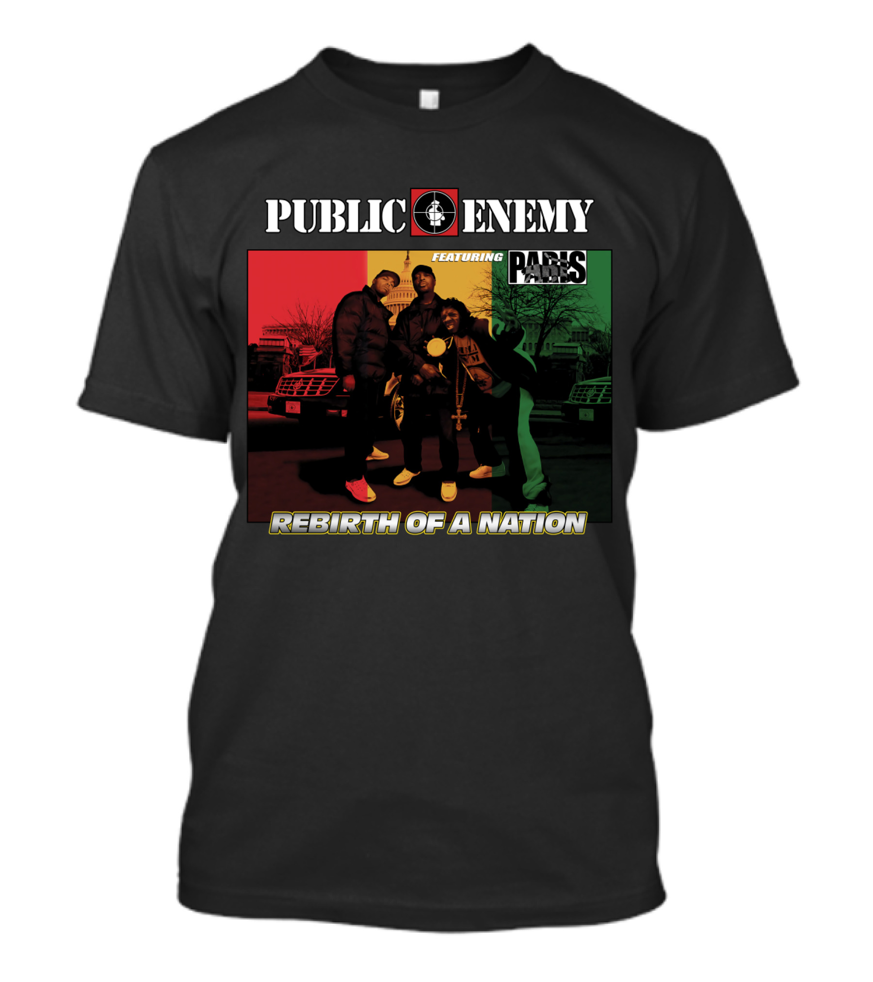 Public Enemy Rebirth Of A Nation Featuring Paris T-Shirt