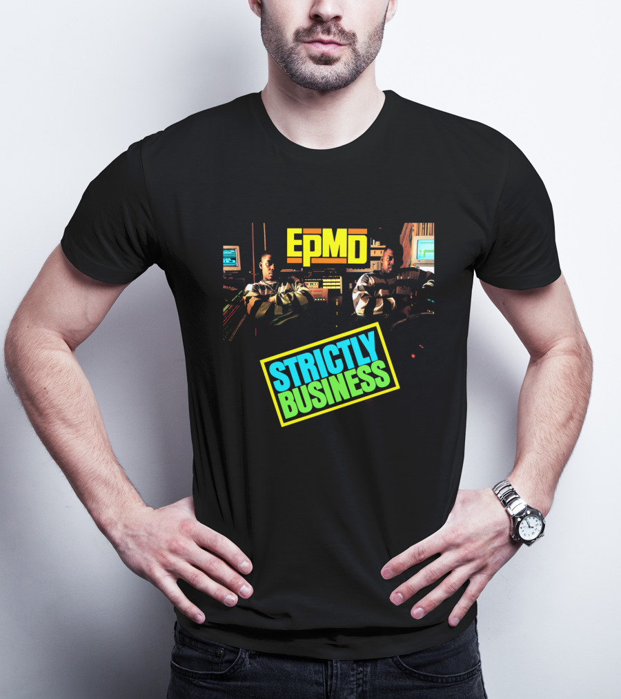 Epmd Strictly Business Album Cover With Studio T-Shirt