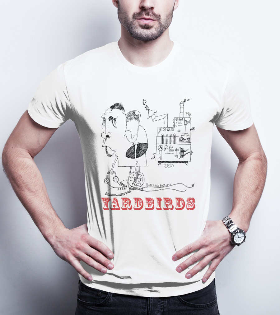 Yardbirds Roger The Engineer Drawing T-Shirt