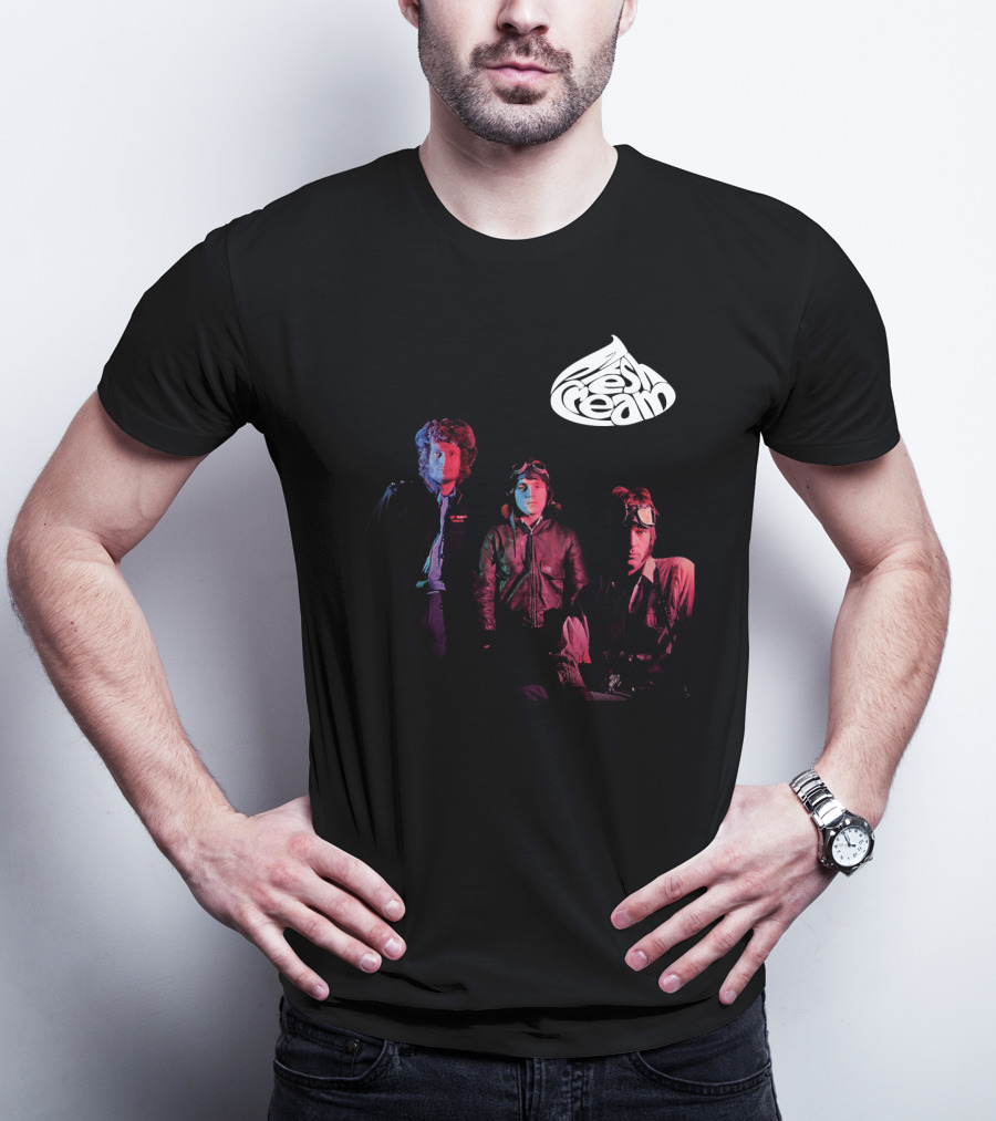 Fresh Cream Band Members Photography T-Shirt