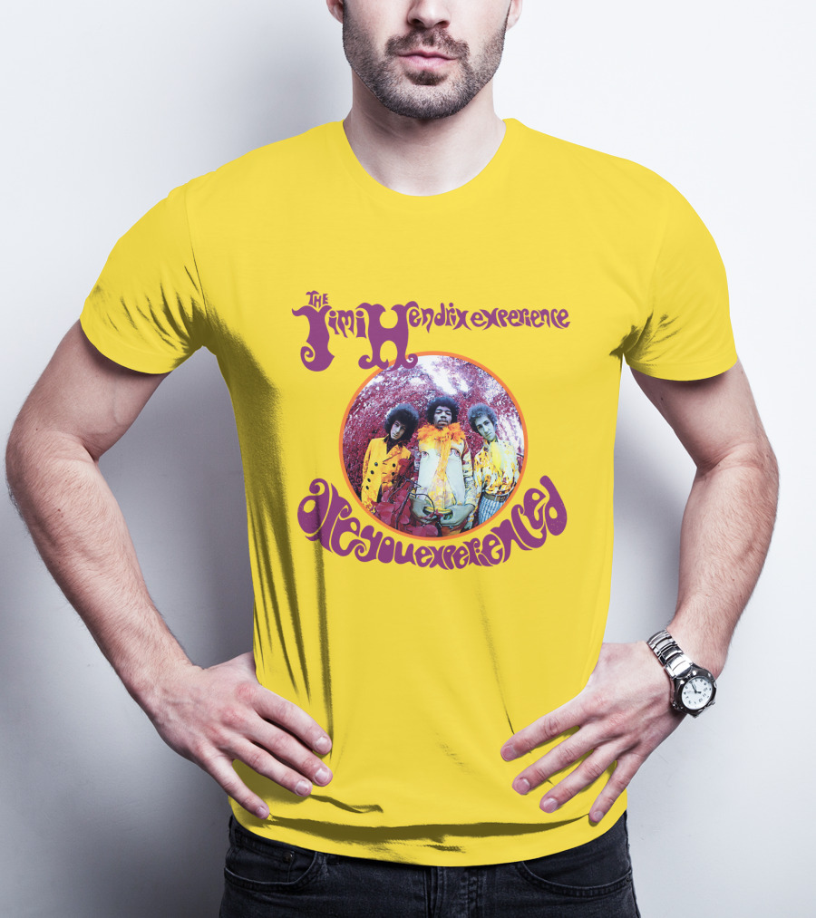 The Jimi Hendrix Experience Are You Experienced Psychedelic Band Image T-Shirt