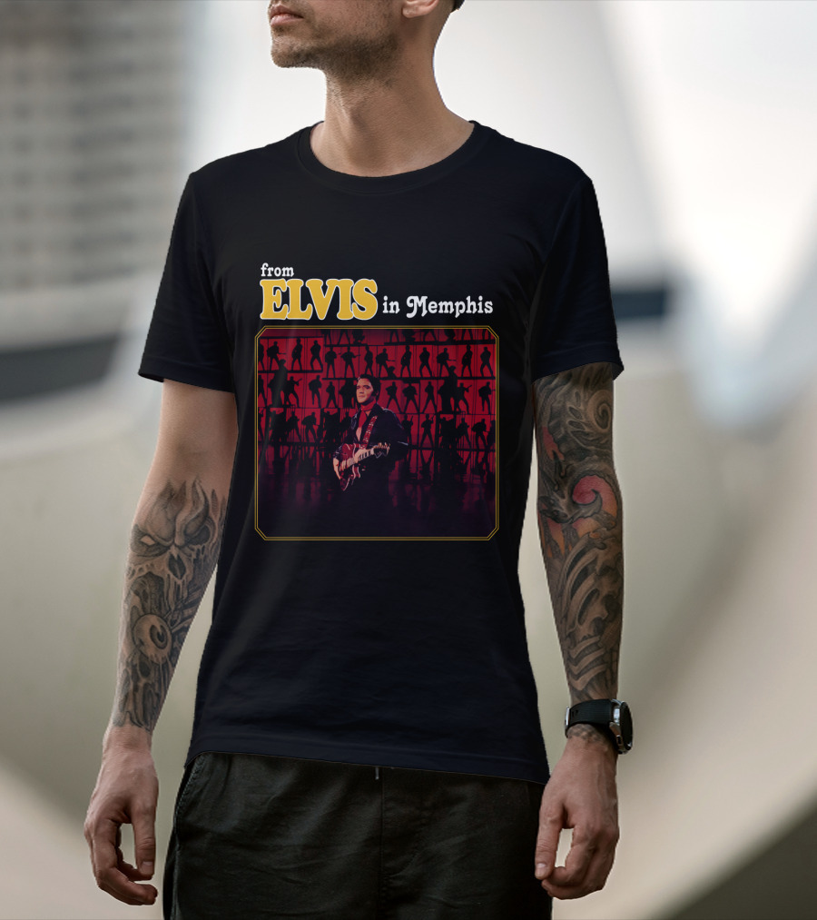 From Elvis In Memphis Elvis Presley Silhouette Stage Performance T-Shirt