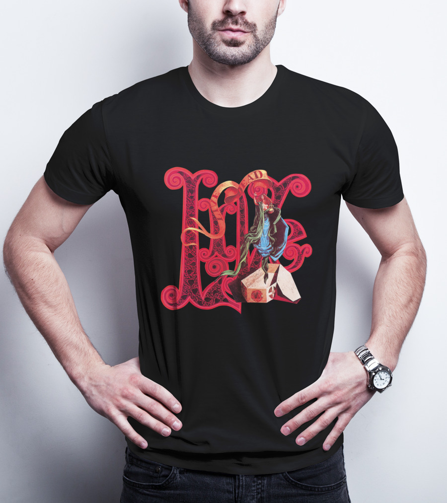 Grateful Dead Live Dead Psychedelic Artwork Featuring Skeleton With Cross T-Shirt