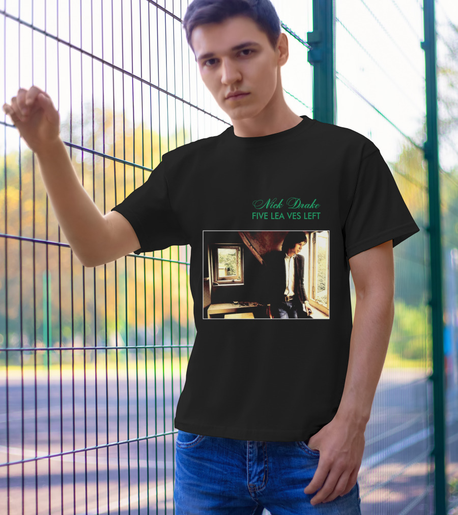 Nick Drake Five Leaves Left 1969 Album Cover T-Shirt