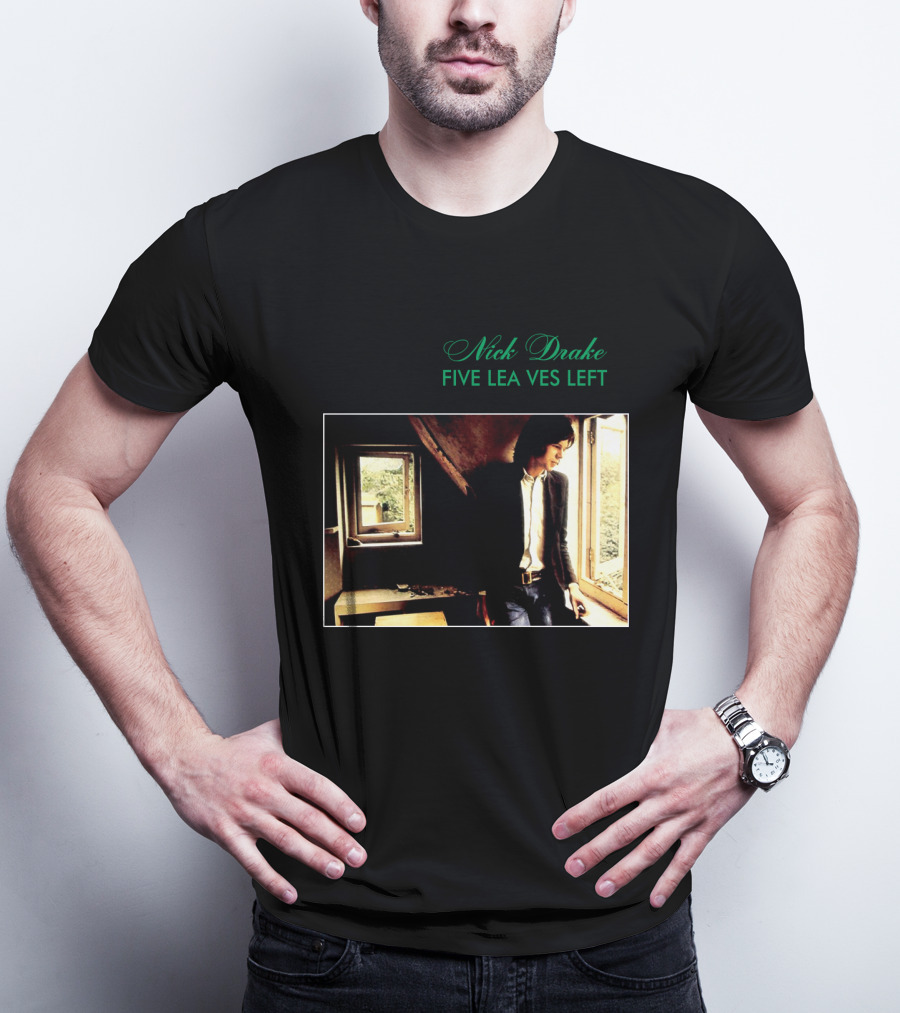 Nick Drake Five Leaves Left 1969 Album Cover T-Shirt