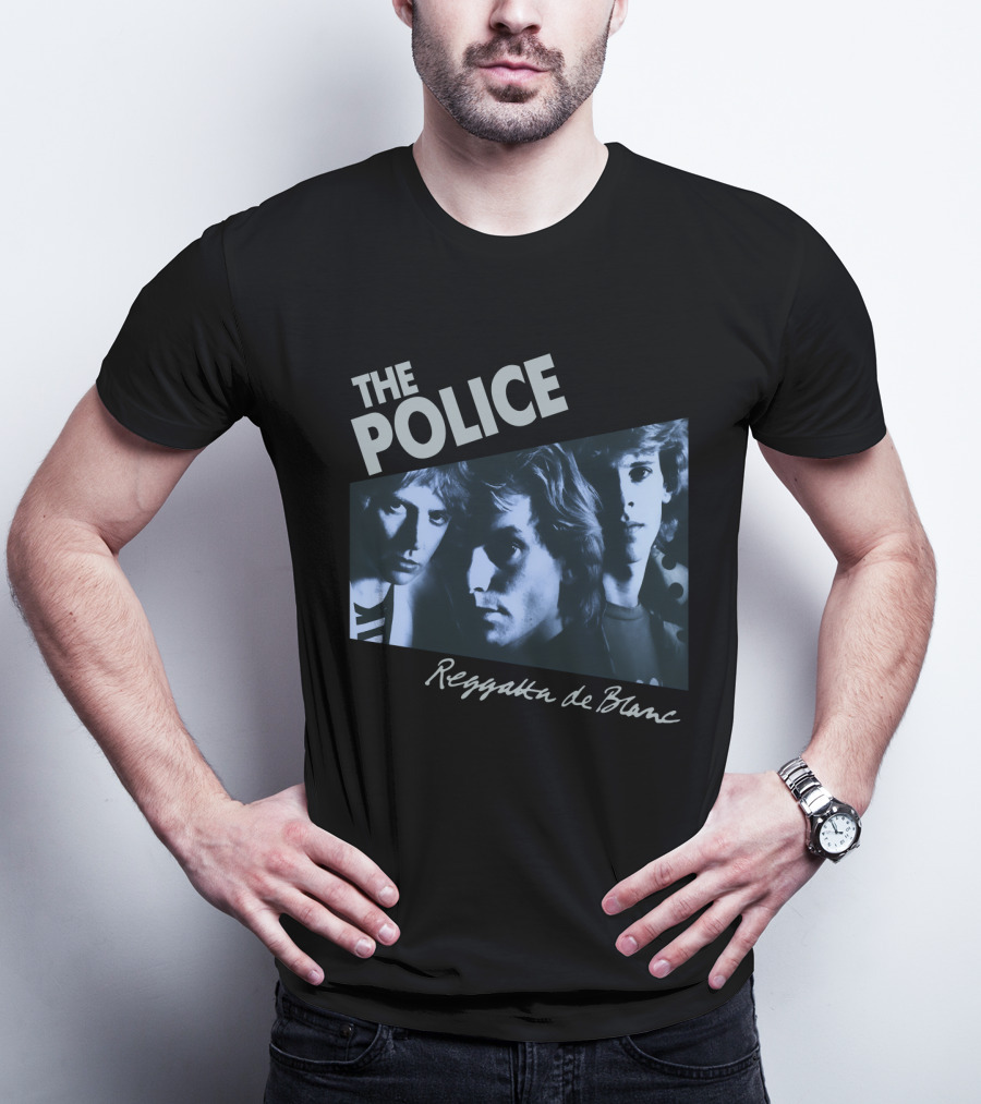The Police Reggatta De Blanc Band Members Photo T-Shirt