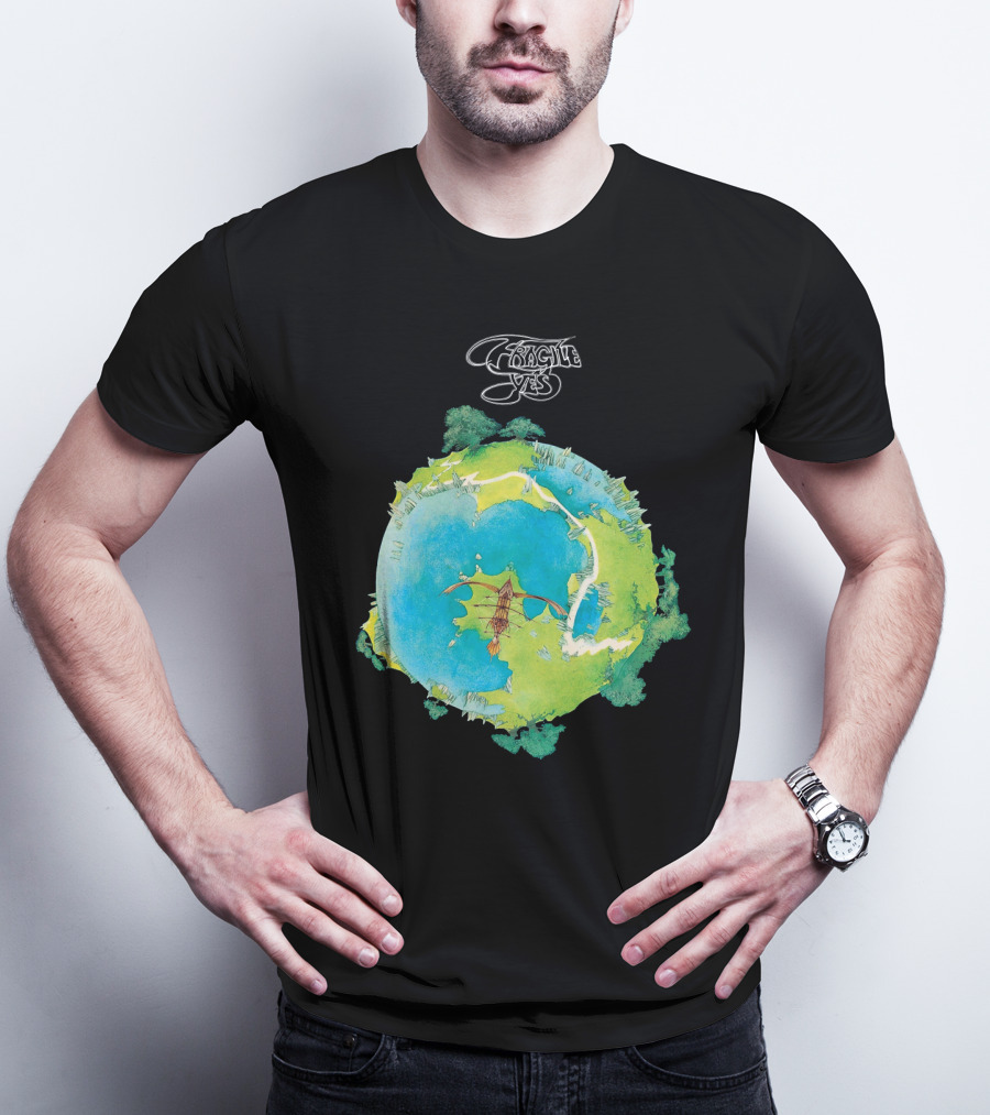 Yes Fragile Earth Island T-Shirt