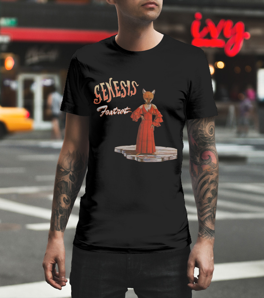 Genesis Fox In Red Dress Foxtrot T-Shirt