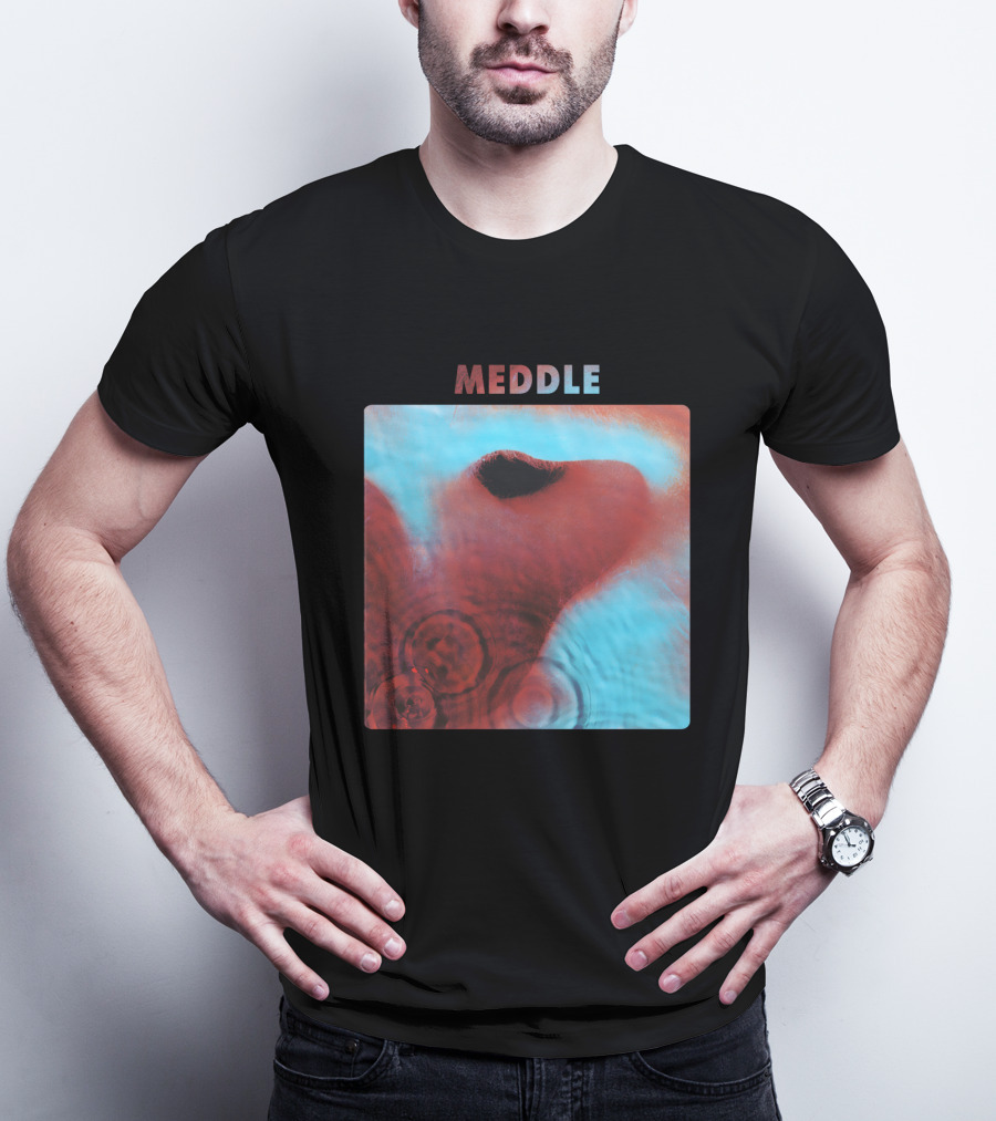 Meddle Pink Floyd 1971 Album Cover Art Ripples And Ear Theme T-Shirt