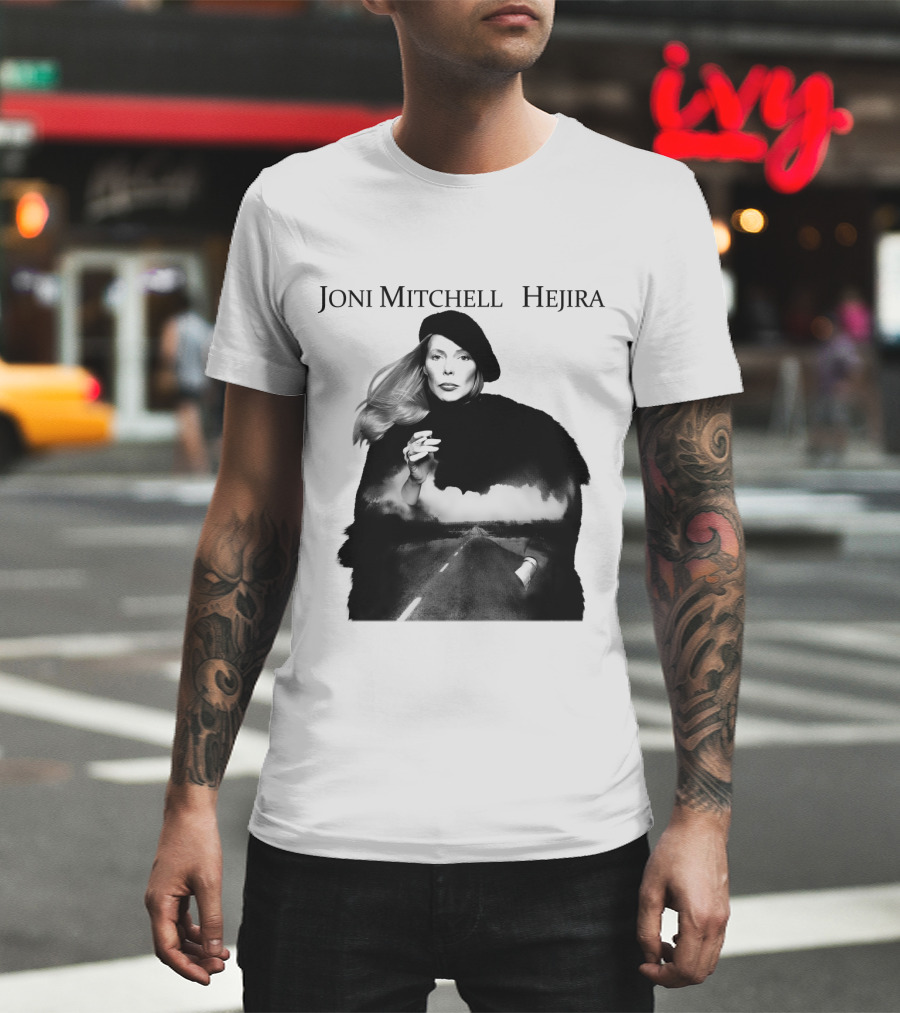 Joni Mitchell Hejira Album Cover Road T-Shirt