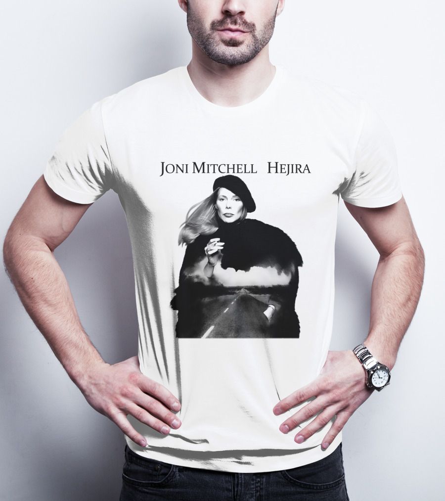 Joni Mitchell Hejira Album Cover Road T-Shirt