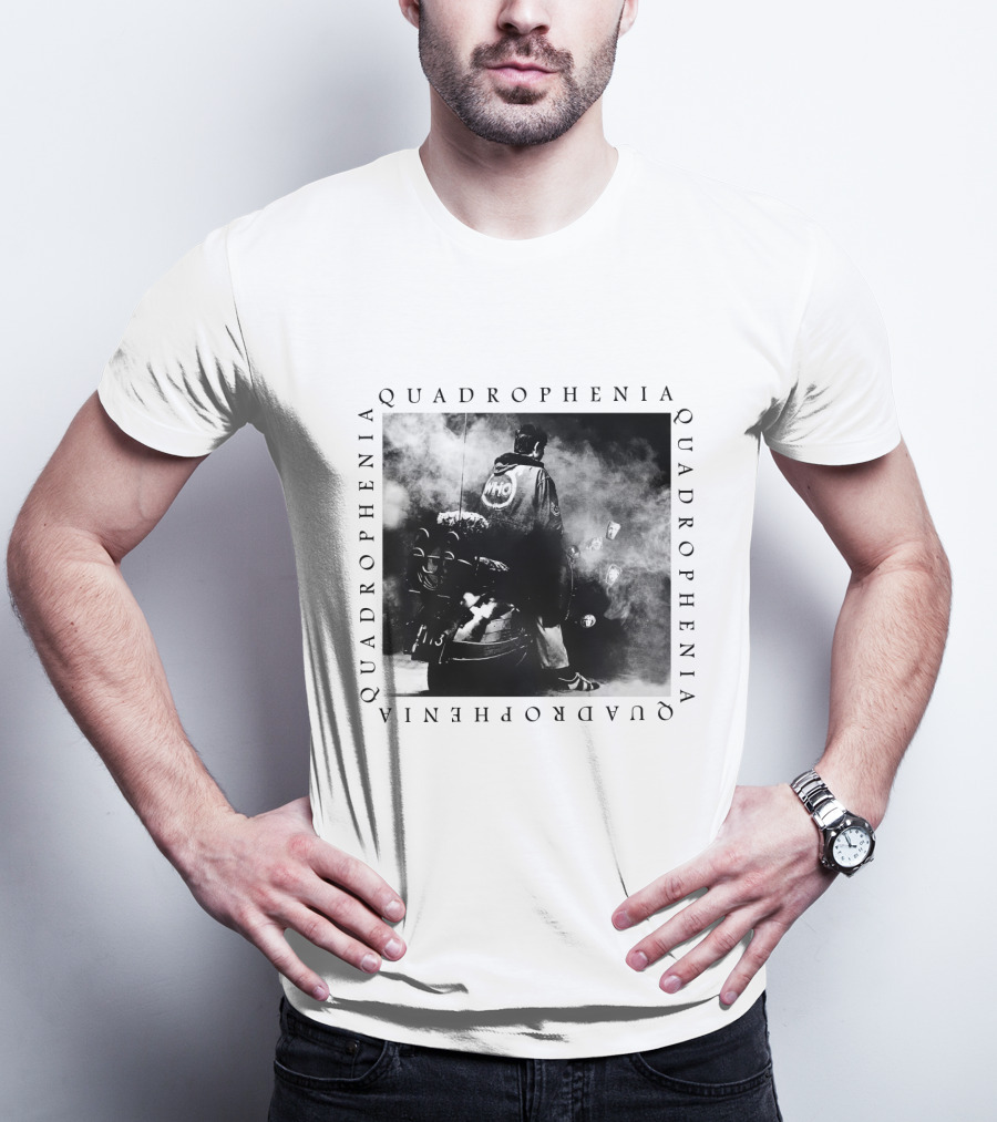 Quadrophenia The Who Motorcycle Jacket Smoke Image T-Shirt