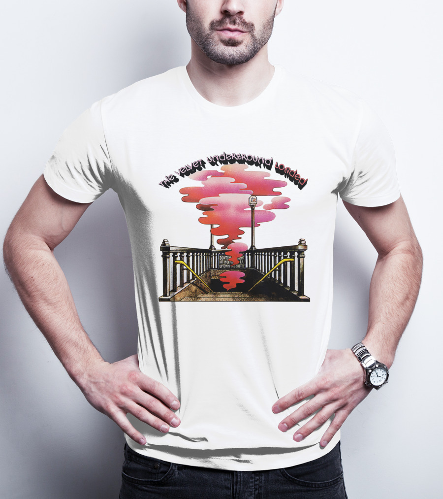 The Velvet Underground Loaded 1970 Album Subway Artwork Junction Brooklyn Uptown Via 8th Avenue Station T-Shirt