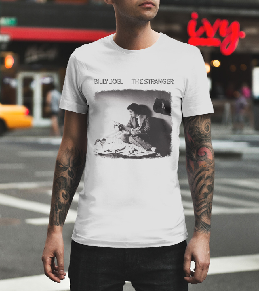 Billy Joel The Stranger Album Cover Sitting On Bed With Mask T-Shirt