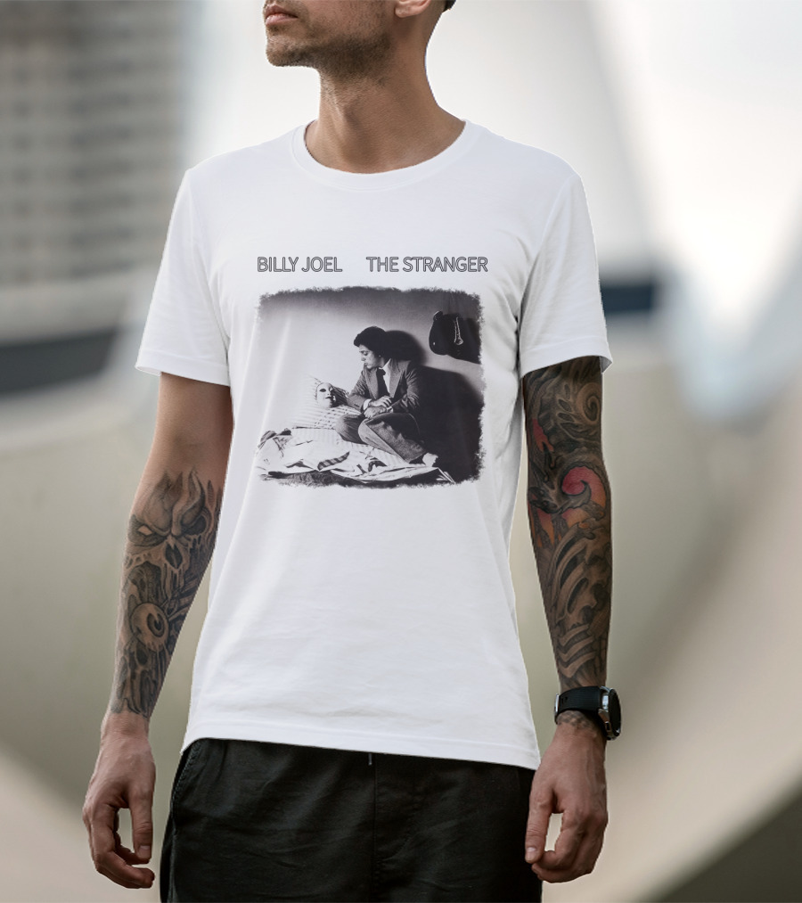 Billy Joel The Stranger Album Cover Sitting On Bed With Mask T-Shirt
