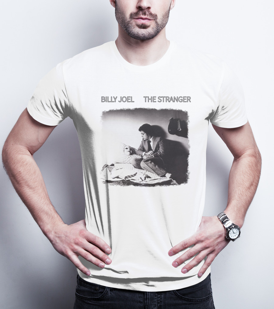 Billy Joel The Stranger Album Cover Sitting On Bed With Mask T-Shirt