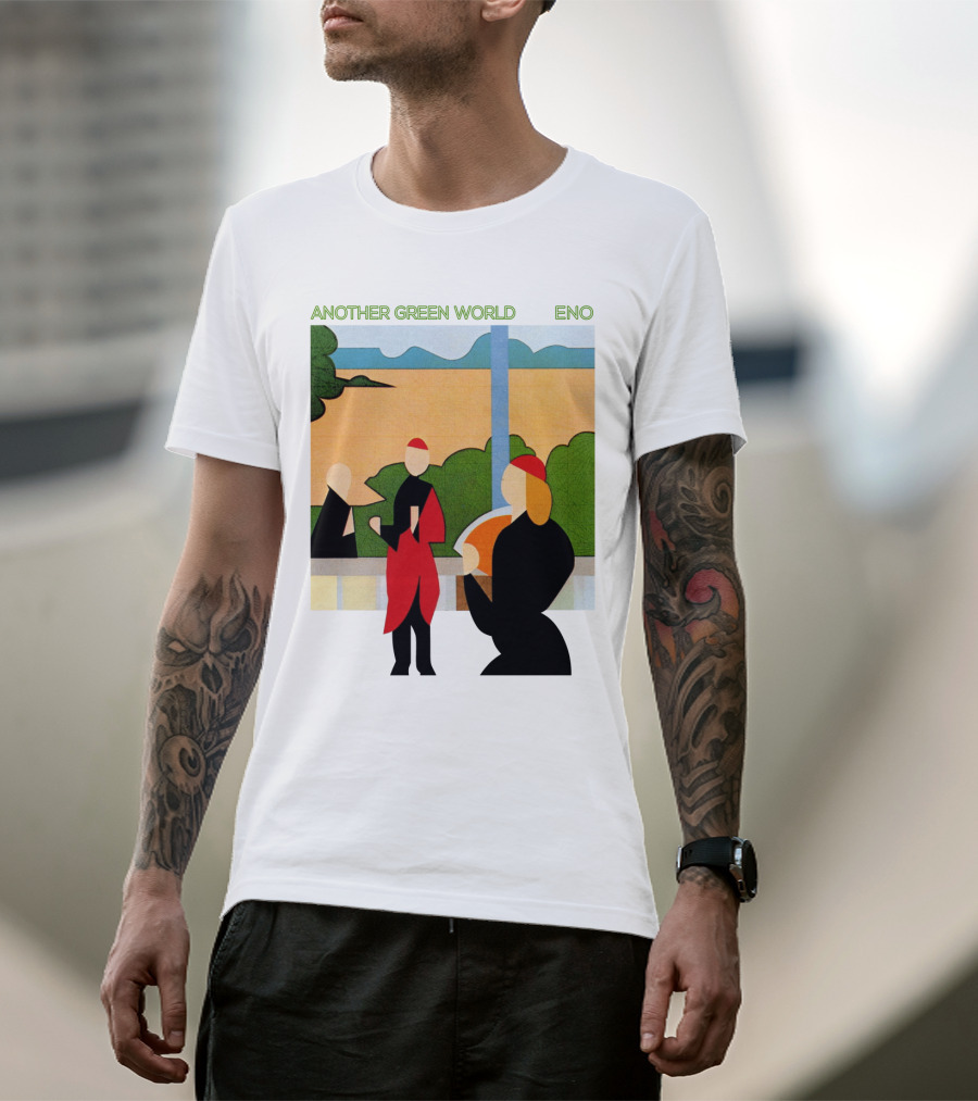 Another Green World Eno Album Artwork Geometric Figures T-Shirt